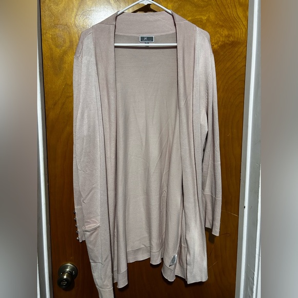 JM Collection | Sweaters | Jm Collection Light Pink Cardigan | Poshmark